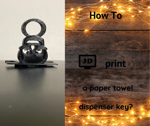 Paper Towel Dispenser Key - 3d Print
